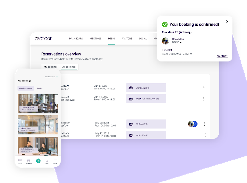 zapfloor | Workspace management software
